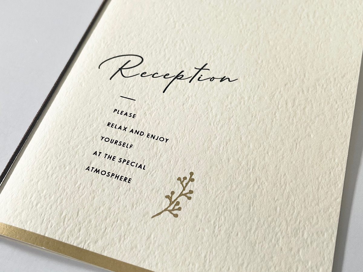 お洒落モダンで大人な席次表フィノレ｜席次表の用紙販売「Blue&White」